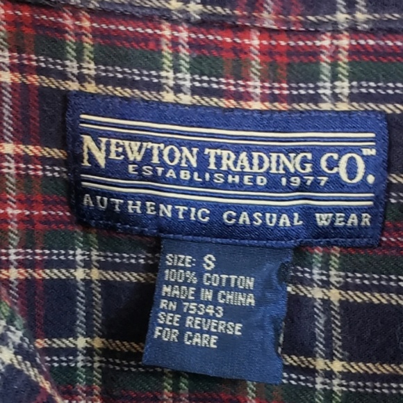 Newton Trading Co | Shirts | Newton Trading Co Mens Flannel Shirt Size ...